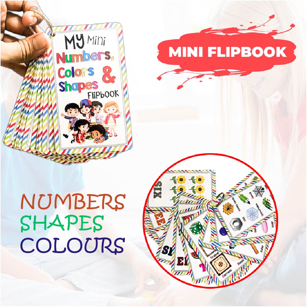My Mini Numbers, Colors & Shapes Learning Flipbook -27pcs – Wholesale Toys