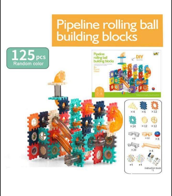 Pipeline Rolling Blocks 125 pcs KABY – Wholesale Toys